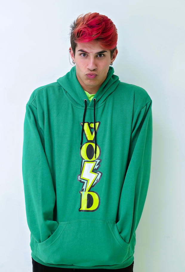 Moletom com Capuz Void – Dos Rosa